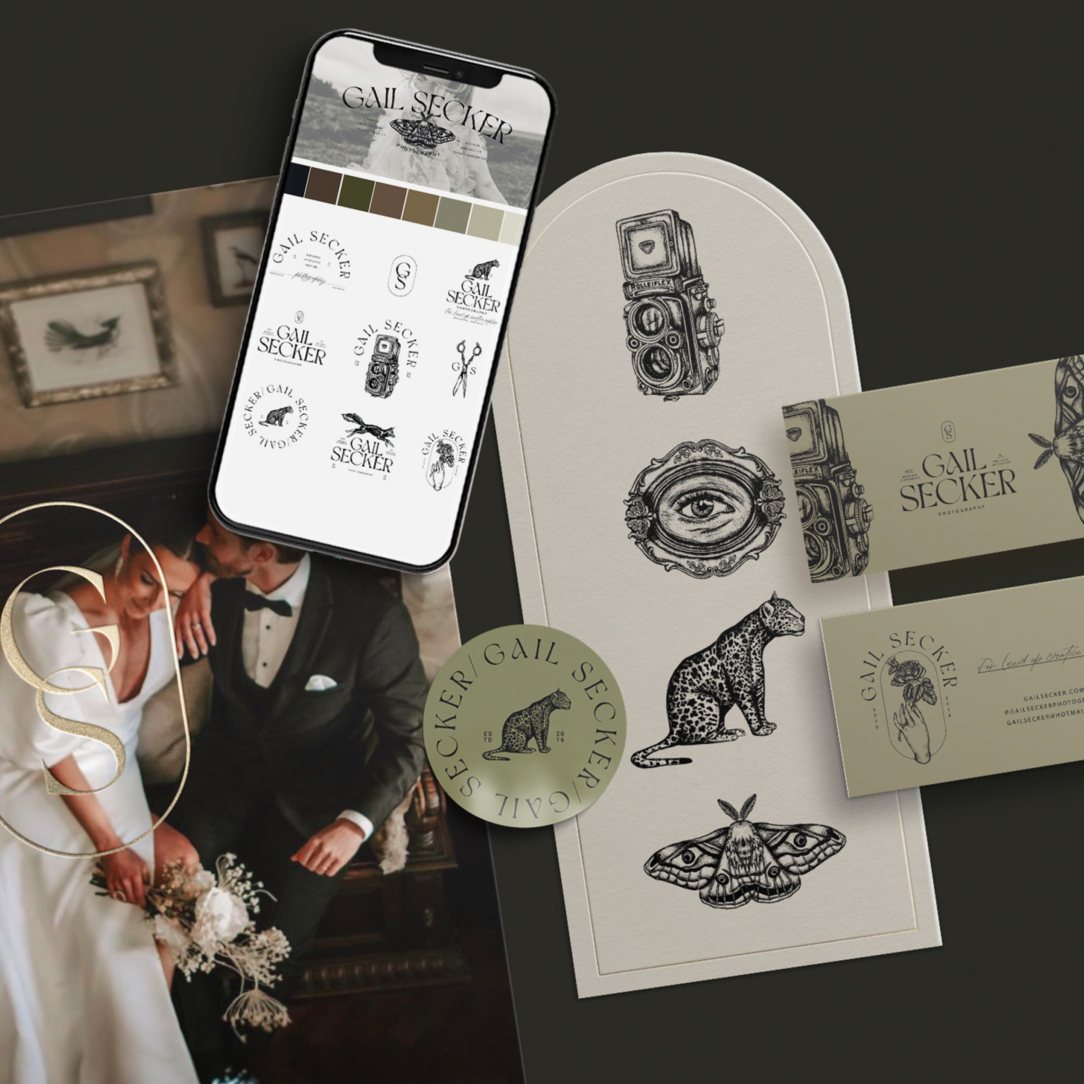 Moody and Romantic Photography Brand Design for new england ...