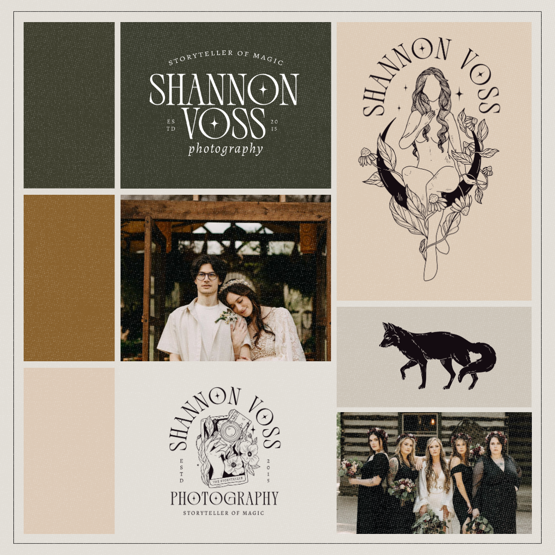Shannon Voss Photography | Witchy Branding, Logo and Showit Website ...